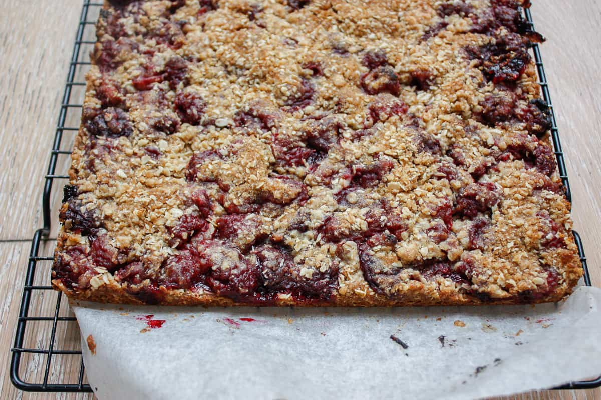 Raspberry Oat Bites • Hangry Miss